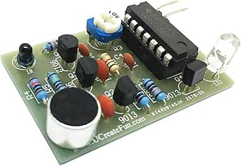 Amazon.co.jp: LED Flashing Circuit Electronic DIY Kit LED Flush Circuit ...