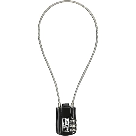 NBYT Wire Combination Lock Padlock, Wire Diameter 3/24", 16 ...