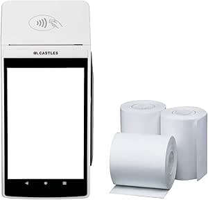 Replacement Receipt Paper for Castles Saturn 1000 Payment Device, 20 ...