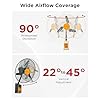 Almonard 18” (450mm) Mark-II Wall Fan - Wall Mounted Fan for Home ...