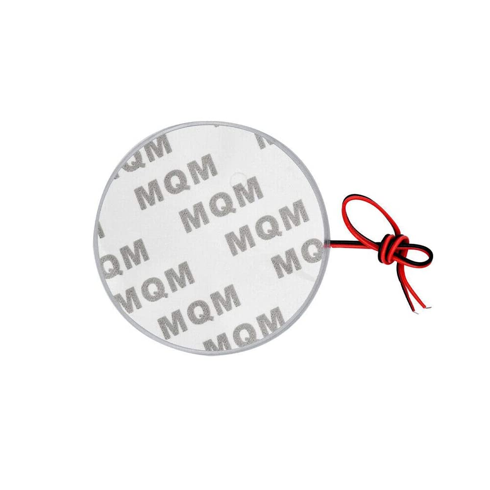 Riloer Car Light Badge Sticker, 82mm LED Badge Emblem Lamp Sticker for ...