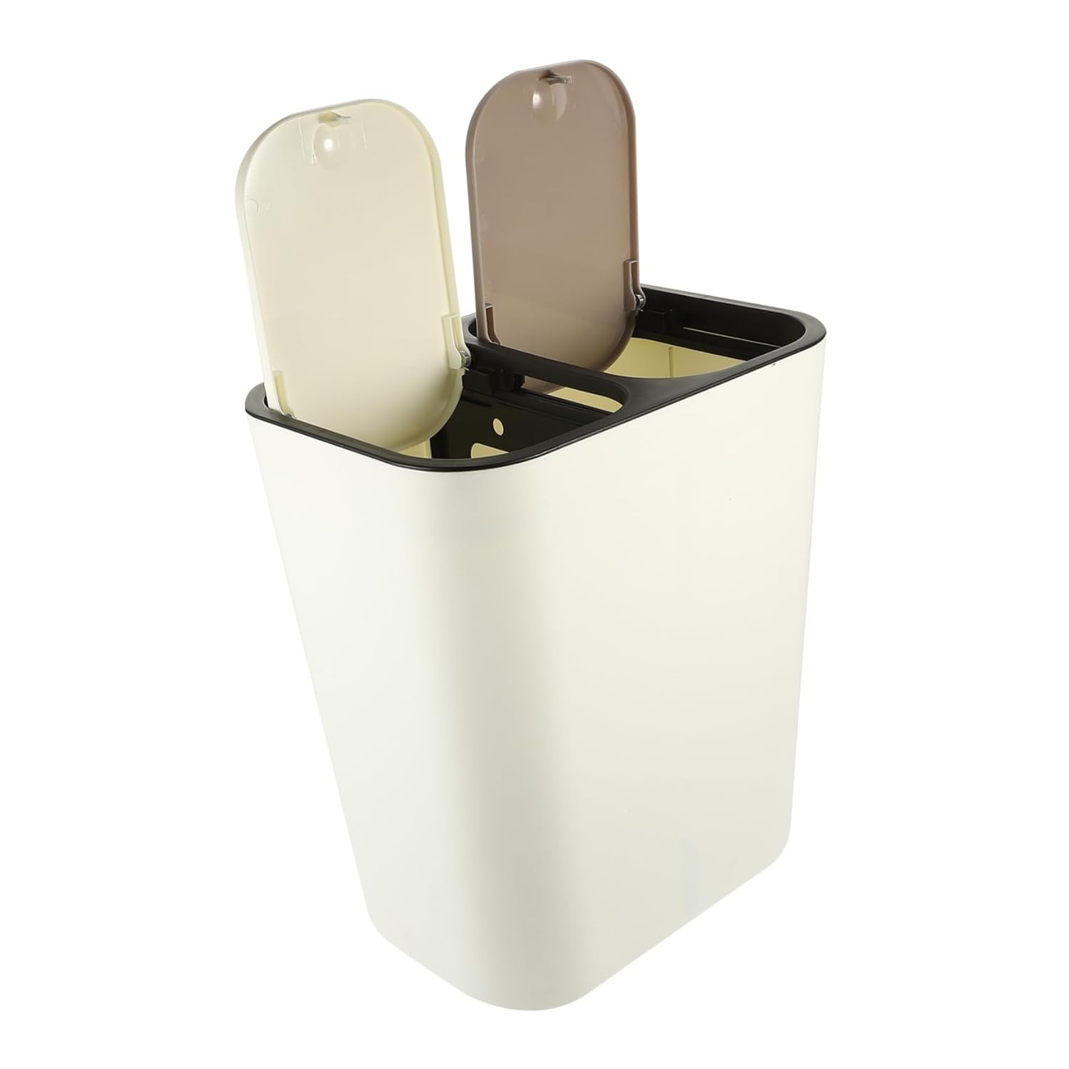 Amazon.com: KOMBIUDA Garbage Can Small Garbage Bin Press Trash Bin with ...