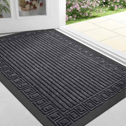 Amazon.com: OLANLY Front Door Mat Indoor Outdoor Entrance, Waterproof ...