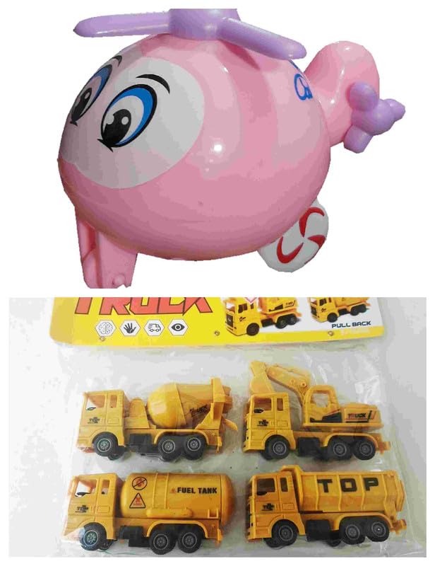 GD TOYS Good to dream Pink Heli Car toy for kids with car combo ...