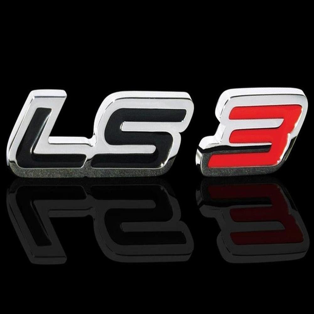 Amazon.com: LS3 Billet Chrome Badge for 2005-2013 C6 & Z06 Corvette (.5 ...