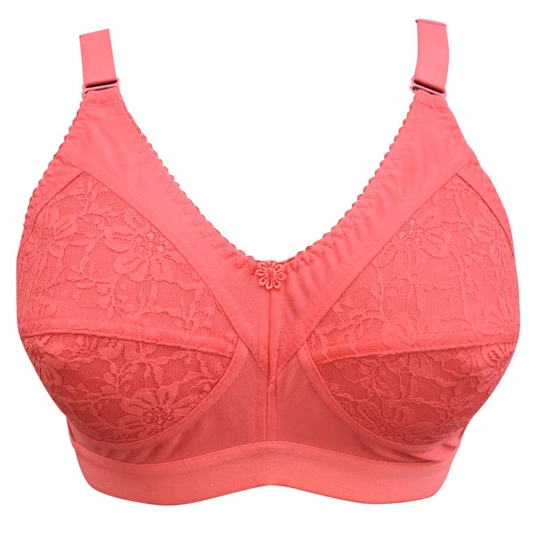 NINTEEN-69 Women's Non Padded Lovable Full Coverage Bra Combo Pack of 3 ...