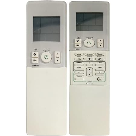 Buy LipiWorld® 169A AC Remote Control with Display Light (Old Remote ...