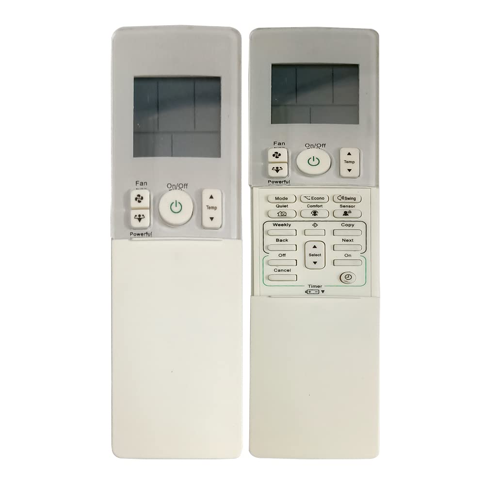 Buy 7SEVEN® Compatible with Daikin AC 169 Remote Air Conditioner and ...