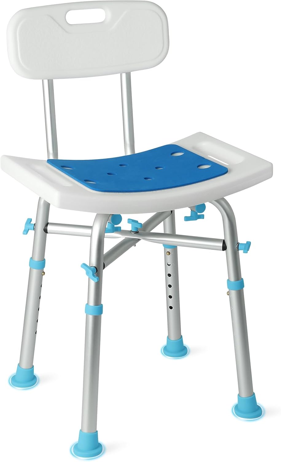 Amazon.com: SAMINI Shower Chair 500lbs Heavy Duty Shower Stool with ...
