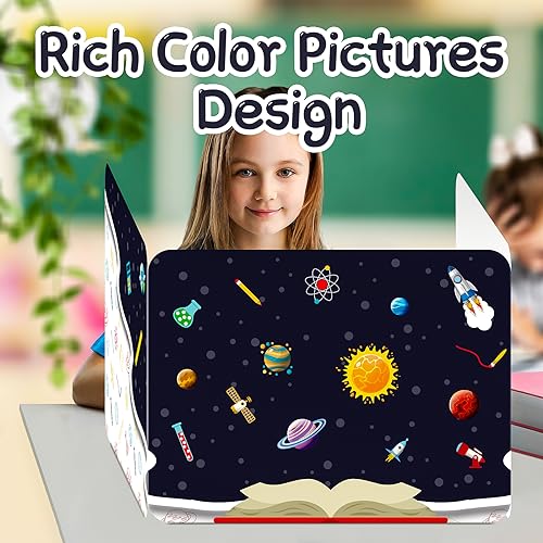 Snapklik.com : 24 Pack Privacy Shields For Student Desks, Colored ...