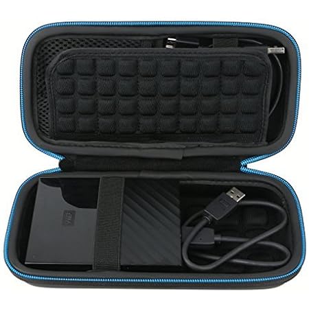 deleyCON Festplattentasche Festplatten Case HDD Case - Für 2,5 Zoll ...