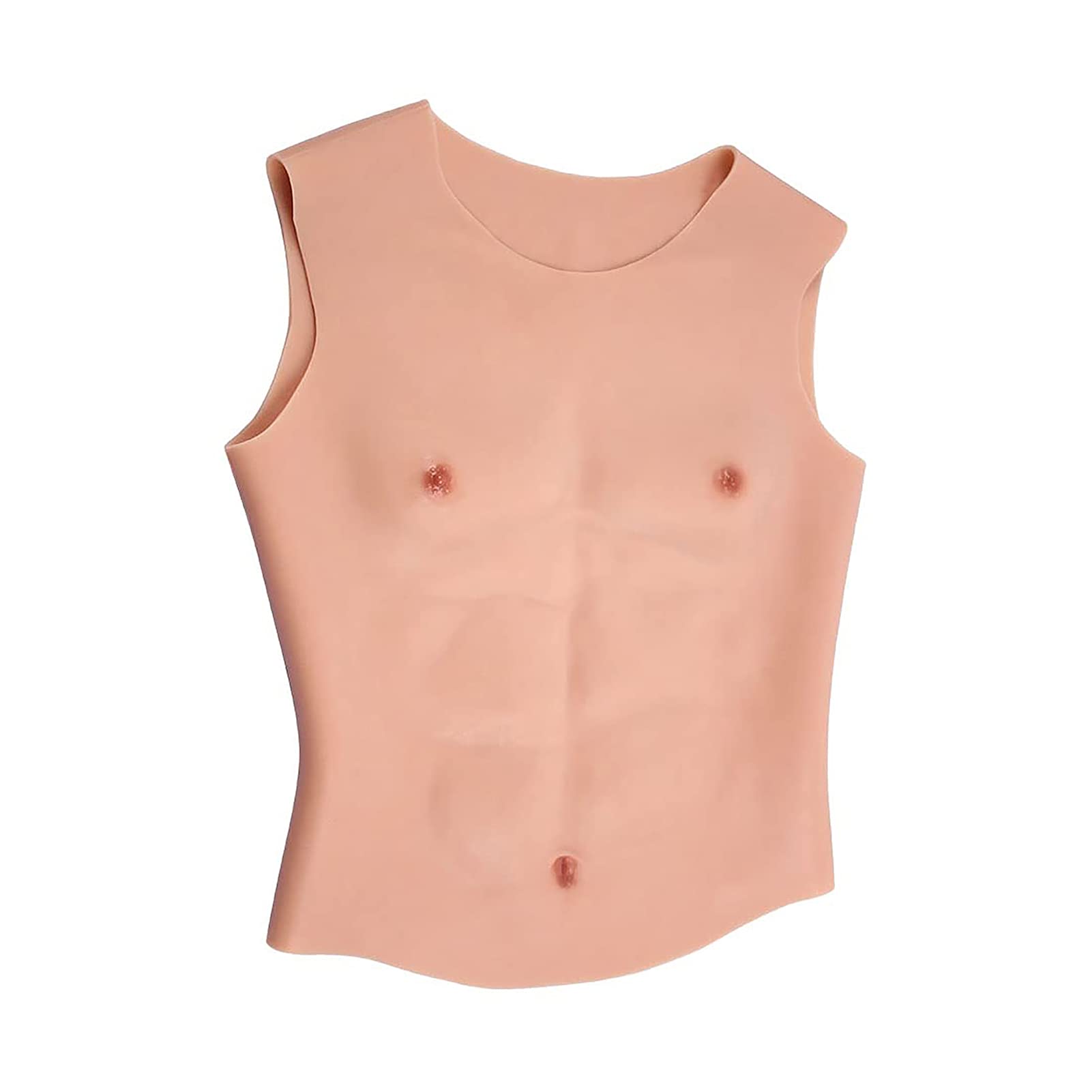 Buy KLMI Realistic Silicone Muscle Chest, Fake Muscle, for Crossdress ...