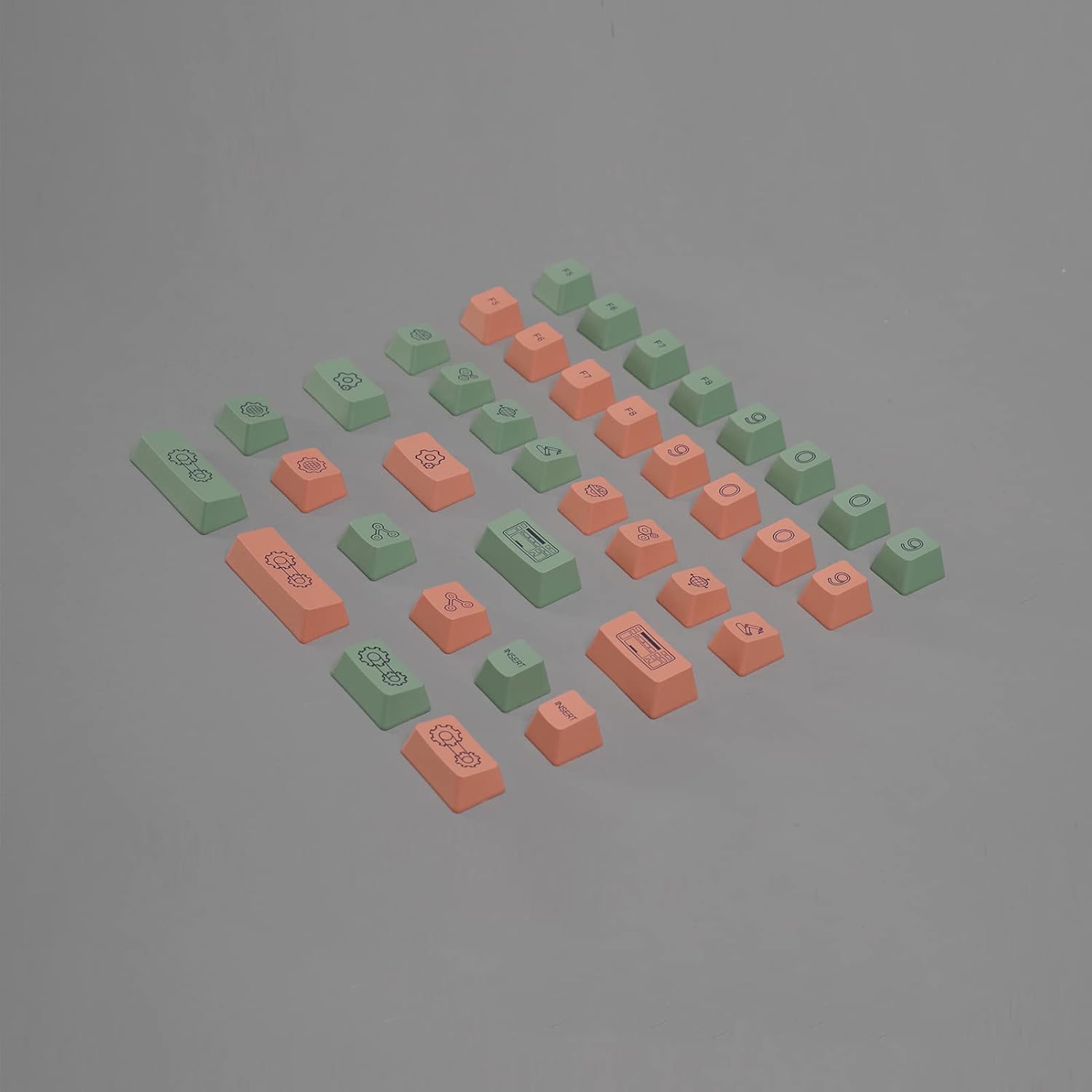 Buy Akko 9009 Retro R2 Industrial Style OEM Profile PBT Sublimation ...