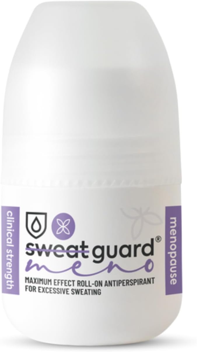 SWEAT GUARD® Meno Antiperspirant - Roll On 50ml. Unscented Anti Sweat ...