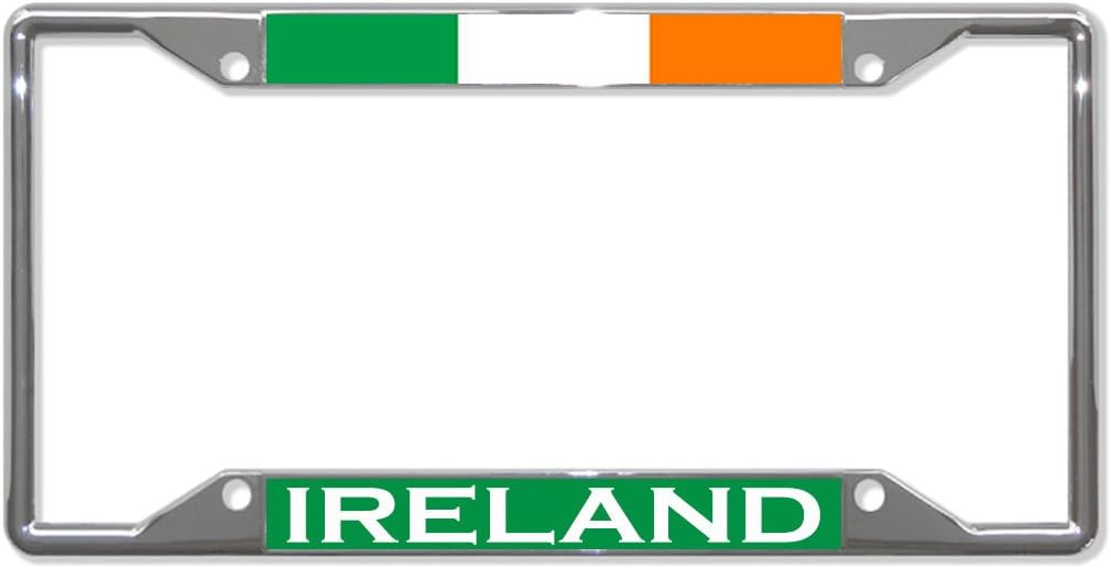 Amazon.com: Fastasticdeals Ireland Flag Country Irish License Plate ...
