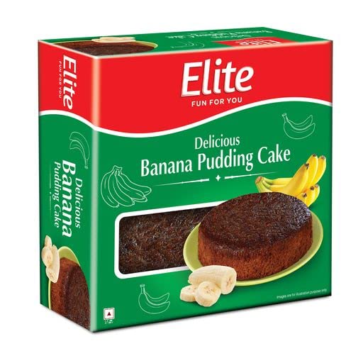 ELITE Banana Pudding Cake, 500gm : Amazon.in: Grocery & Gourmet Foods
