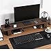 carpentray Wooden 80CM Computer Monitor Stand, Monitor Riser Desk Shelf ...