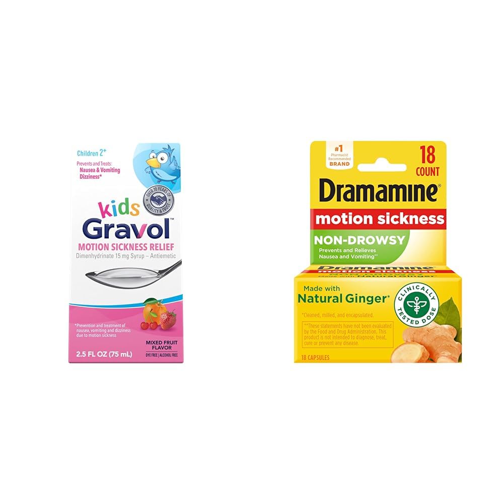 Gravol Kids Liquid For Motion Sickness 2 5 Fl Oz | Desertcart INDIA