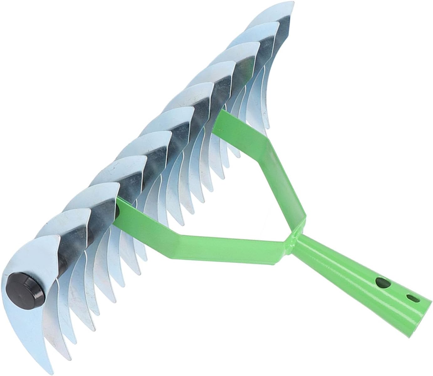 Thatch Rake, Stainless Steel Thatching Rake Dethatcher Lawn Rake ...