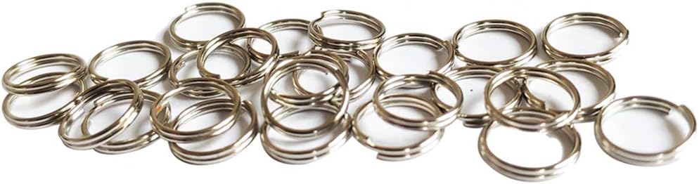 Amazon.com: 100 Pcs Split Ring, Small Key Rings Bulk Split Keychain ...