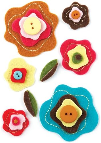 Amazon.com: BasicGrey Hello Luscious Felt Stickers, Woolies : Arts ...