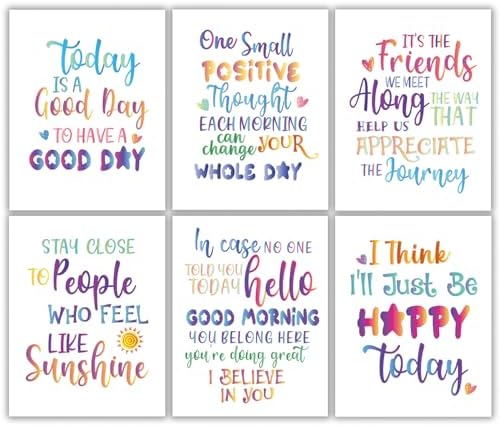 Amazon.com: Inspirational Wall Art Prints Abstract Paint Motivational ...