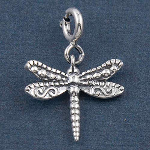 FOURSEVEN® Jewellery 925 Sterling Silver Dragonfly Charm Pendant, Fits ...