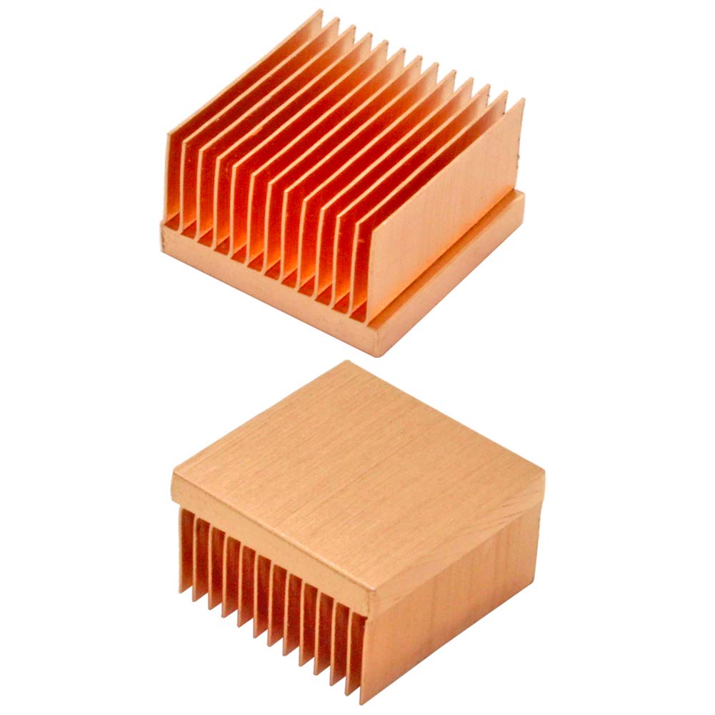 Pure Copper Heatsink 20x20x11mm / 0.79x0.79x0.43 inches for Electronic ...