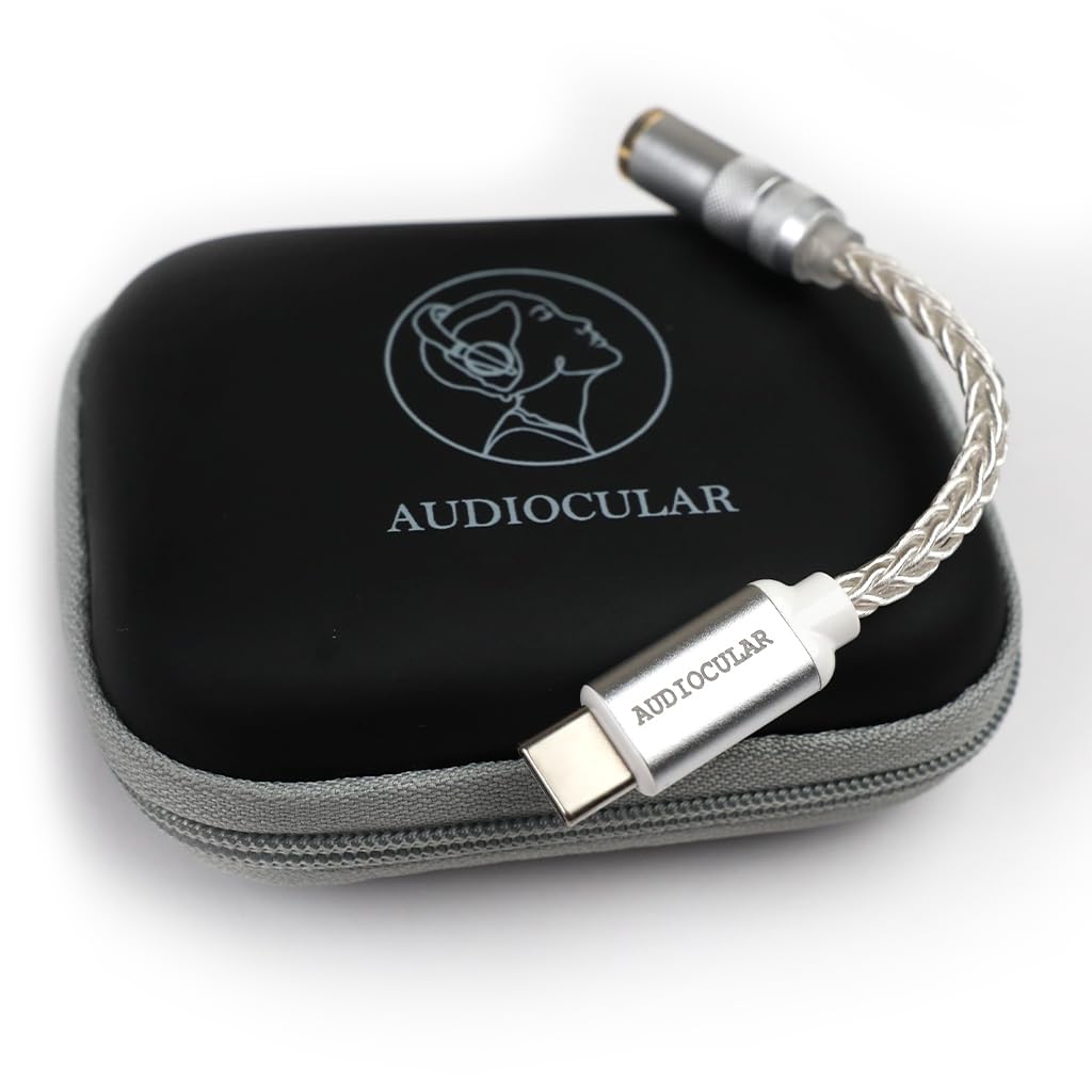 Audiocular Type C To 3.5mm Headphone DAC & Amp Adapter Dongle, CS43131 ...