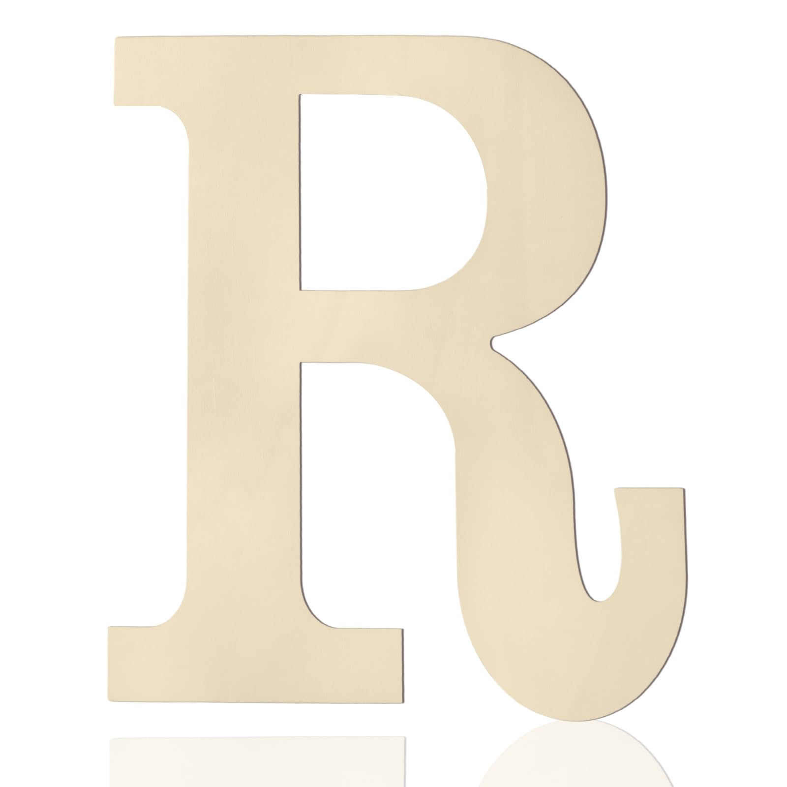 Amazon.com: Wooden Letters 12 Inch R, 1/5 Inch Thick Large Wooden ...