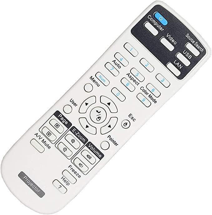 Amazon.com: Universal Projector Remote Control for Epson Home Cinema ...