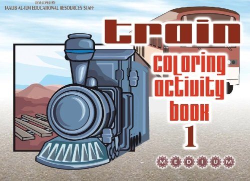 Train Coloring Activity Book 1 : Amazon.in: Books