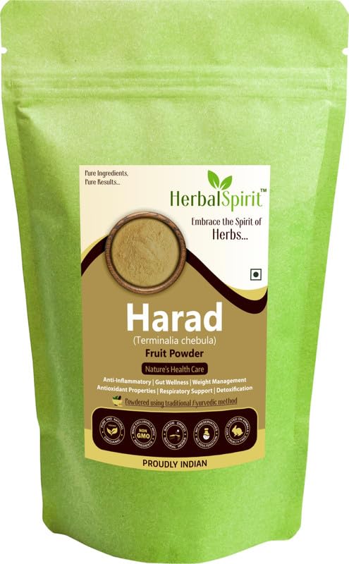 Herbal Spirit Harad Powder Organic, 400gm | Haritaki Powder | Kadukkai ...