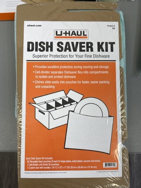Amazon.com: U-Haul Dish Packing Kit – for Dishes and Glassware ...