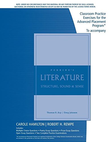 Amazon.com: Classroom Practice Exercises for Perrine's Literature ...