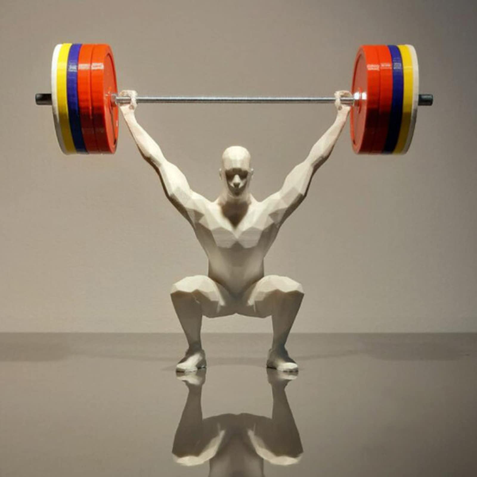 Nsxby Weightlifting Muscular Man Design Character Statues Art Statues ...