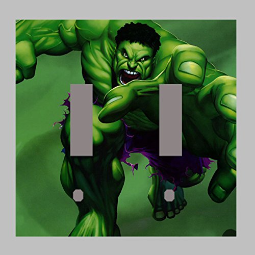 Amazon.com: THE HULK MARVEL COMICS- DOUBLE Light Switch Plate/Cover ...