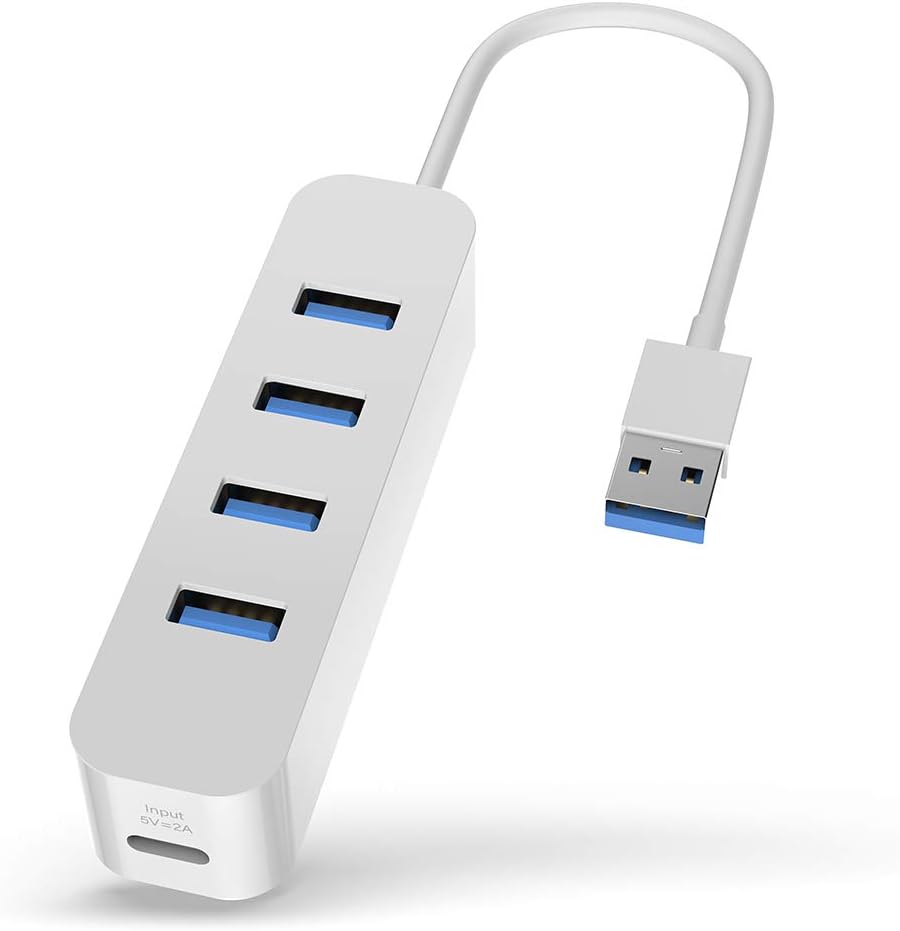 Amazon.com: Upgrow USB 3.0 Hub 4-Port USB Hub with 5 Gbps USB Splitter ...