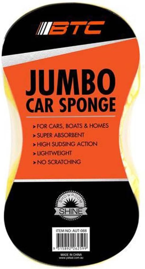 Duramax Jumbo Car Sponge, 22.5 cm x 10.5 cm x 5.5 cm Size : Amazon.com ...