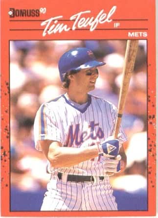 Amazon.com: 1990 Donruss Baseball Card #618 Tim Teufel : Collectibles ...