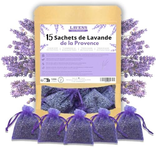 LAVENS | 15 sacchetti profumati alla lavanda | Origine Provenza Francia ...