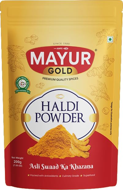 Mayur Gold Turmeric Powder | Pure & Natural | Vibrant Color & Rich ...