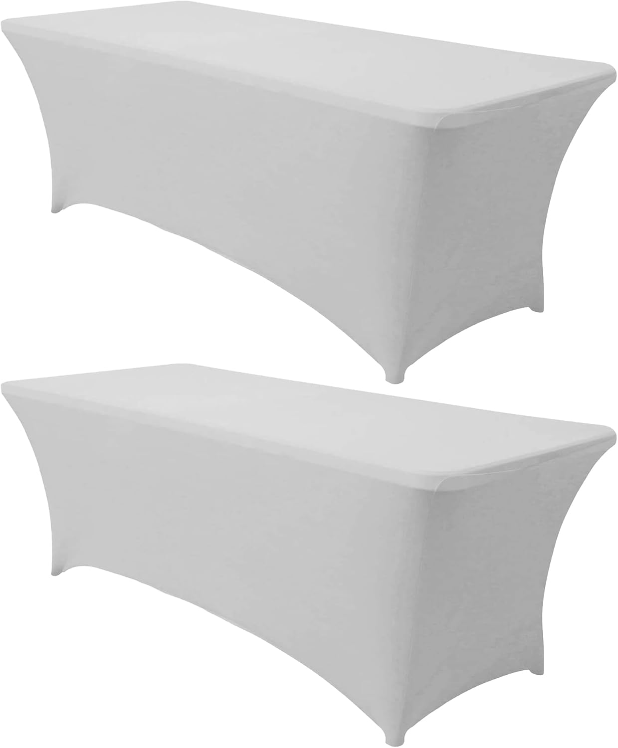 Amazon.com: Obstal 6ft Stretch Spandex Table Cover for Standard Folding ...