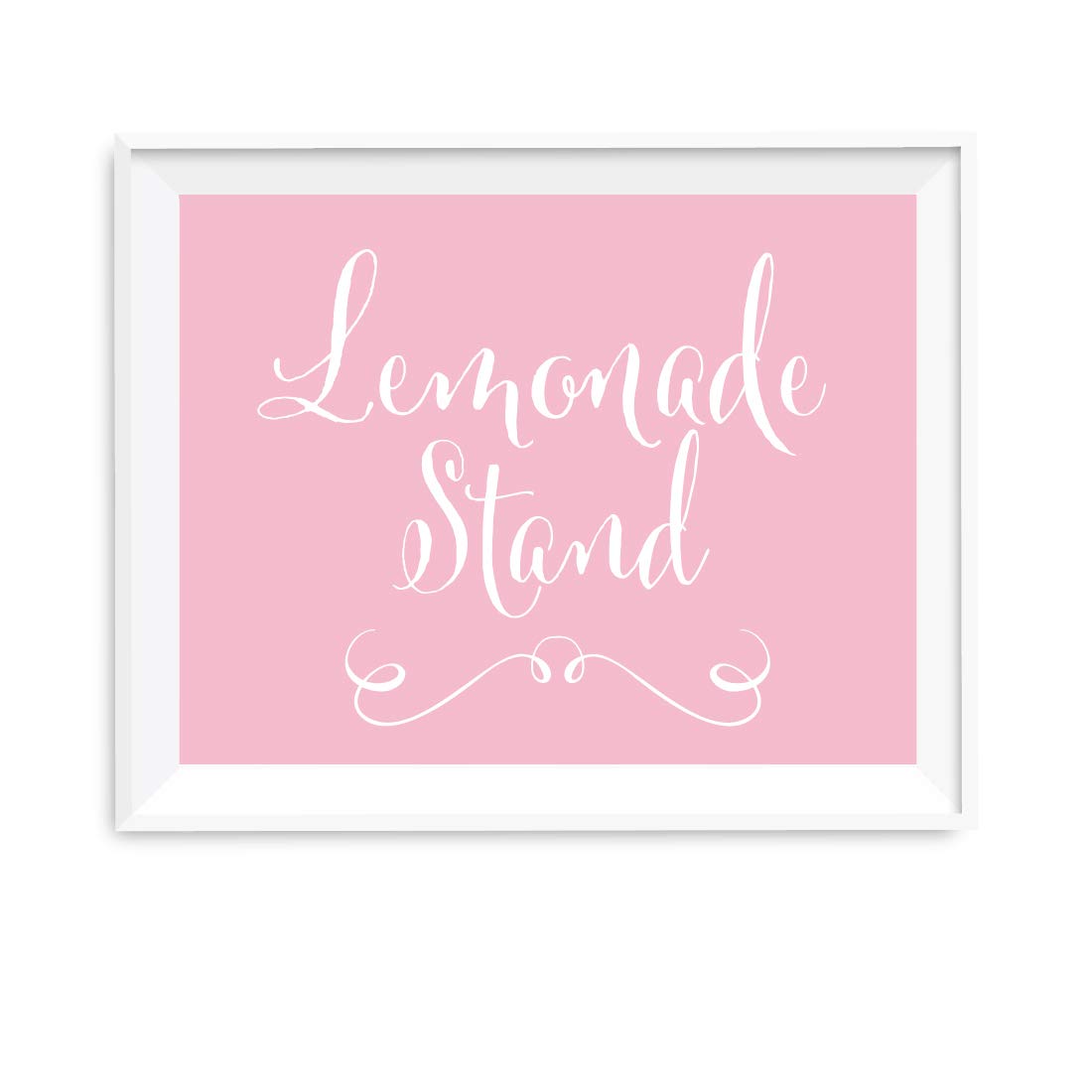 Amazon.com: Andaz Wedding Party Signs, Blush Pink, 8.5x11-inch ...