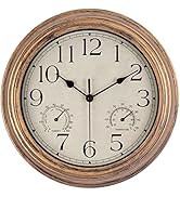 Amazon.com : SkyNature Large Outdoor Clock, Waterproof Patio Outdoor ...