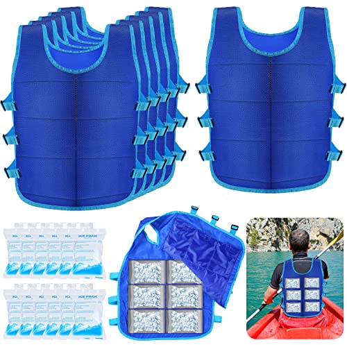 FlexiFreeze Ice Vest, Best Body Cooling Device with 96 Cubes