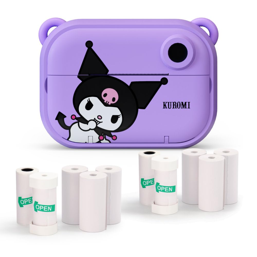 Amazon.com : Bundle Kuromi Instant Print Digital Camera and 2 Print ...