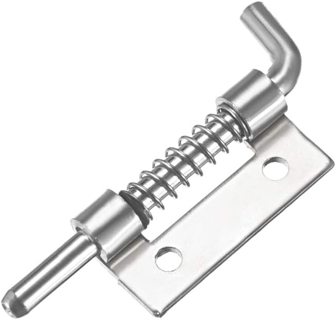 ZRM&E 4pcs 304 Stainless Steel Flat Pin Hinge Spring Latch Movable ...