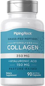 Amazon.com: Piping Rock Hydrolyzed Collagen and Hyaluronic Acid ...