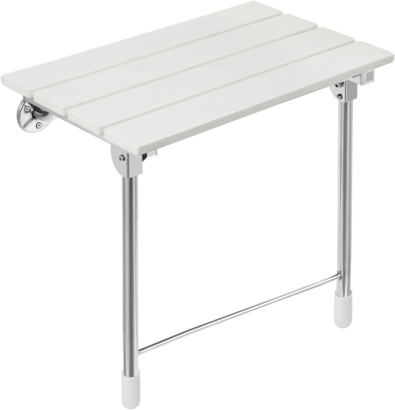 Amazon.com: NEWTRY 21” Folding Shower Seat Wall Mounted, 660lb Fold ...